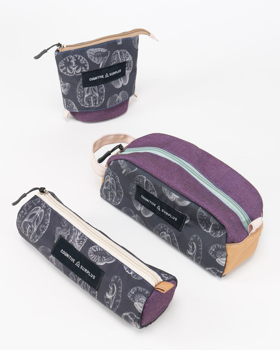 Brain Anatomy Zipper Bags | Cognitive Surplus