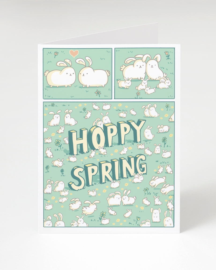 Hoppy Spring Card - Bunny Multiplication | Cognitive Surplus