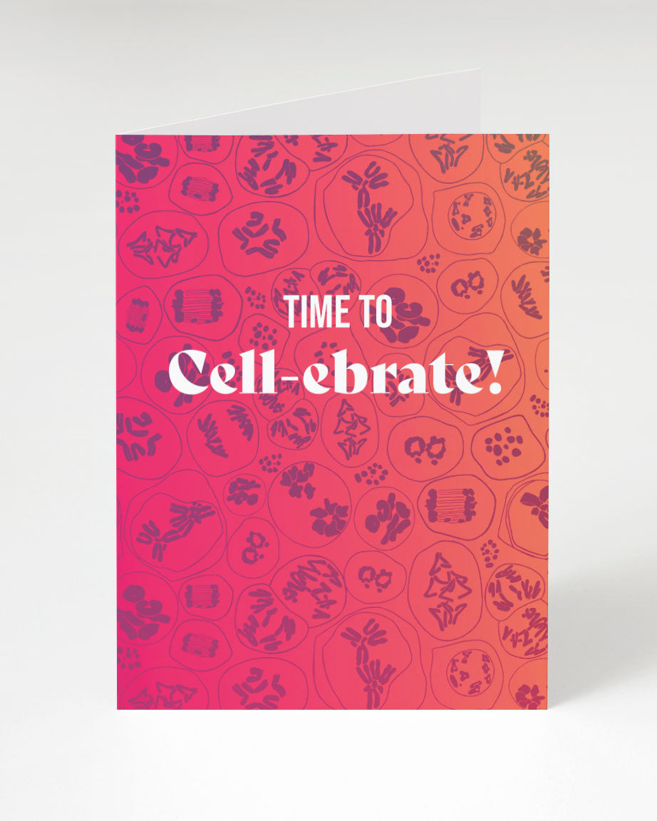 Cellular Celebration Card - Time to Cell-ebrate | Cognitive Surplus