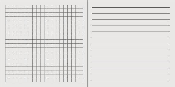 Graph Paper Notebook - Lined Notebook | Cognitive Surplus