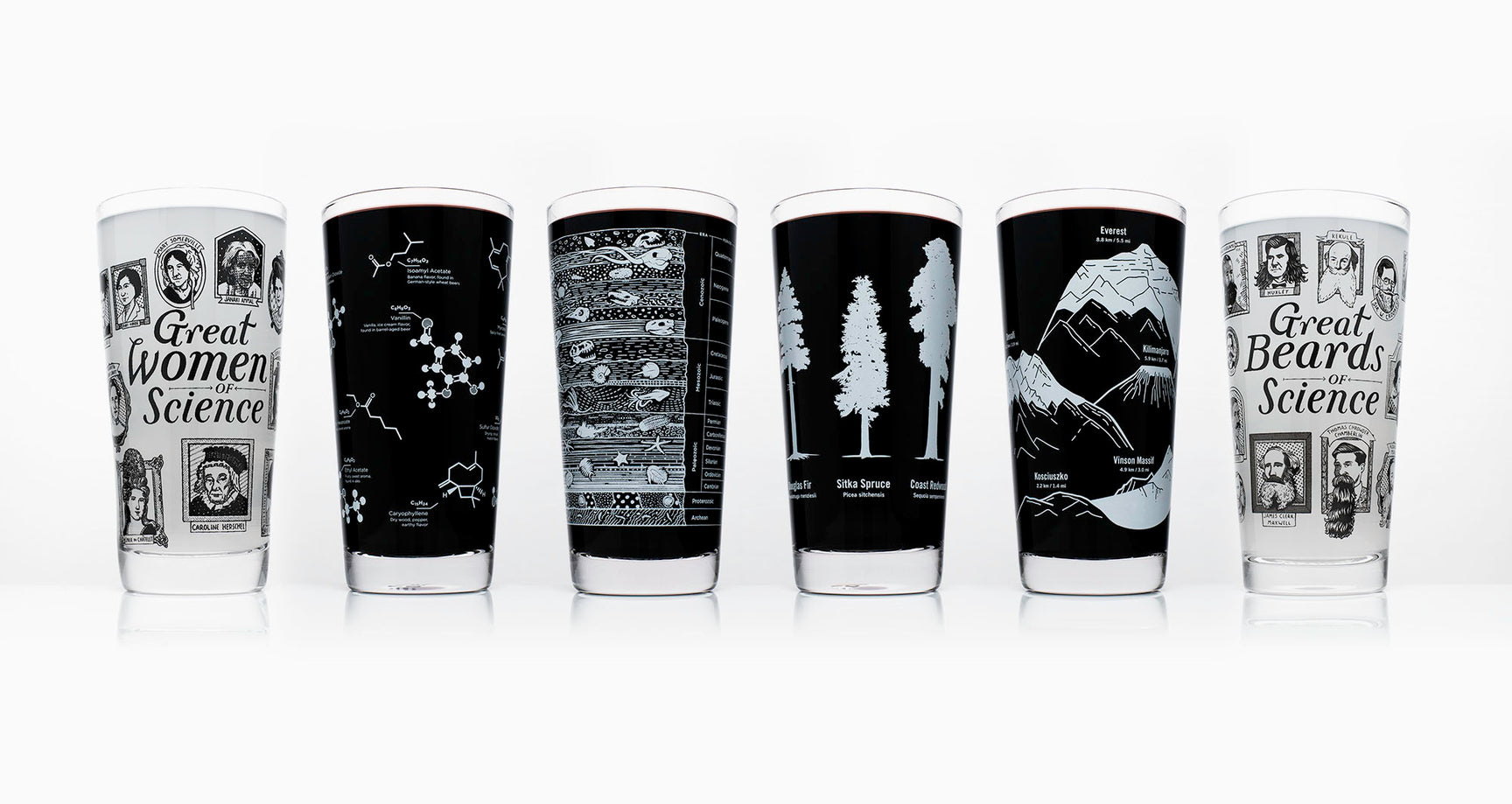 Stratigraphy Beer Glass - Core Sample Beer Glass | Cognitive Surplus
