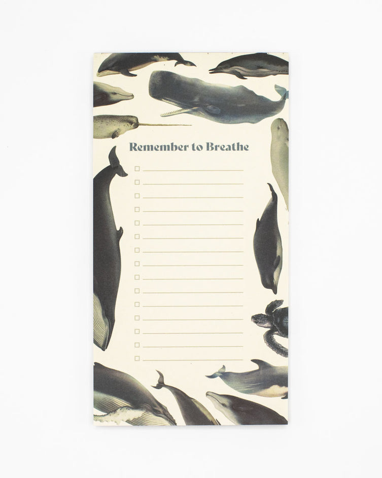 Whale Notepads - Ocean Market Pad | Cognitive Surplus