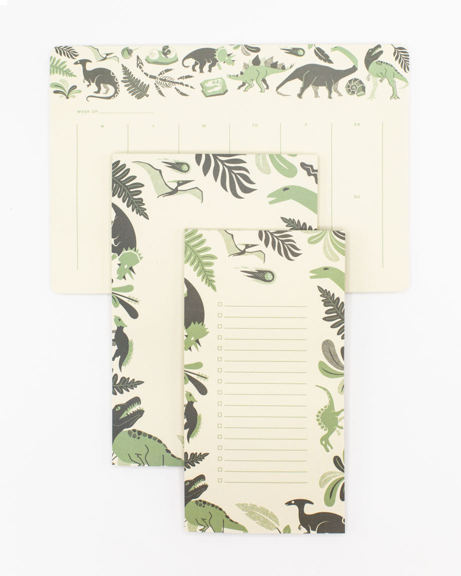 Retro Dinosaur Notepads - Paleontology Pad | Cognitive Surplus