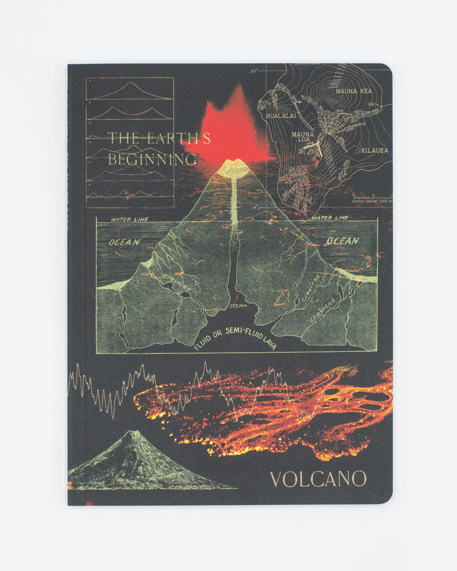 Volcanoes Softcover Notebook - Geology Journal | Cognitive Surplus