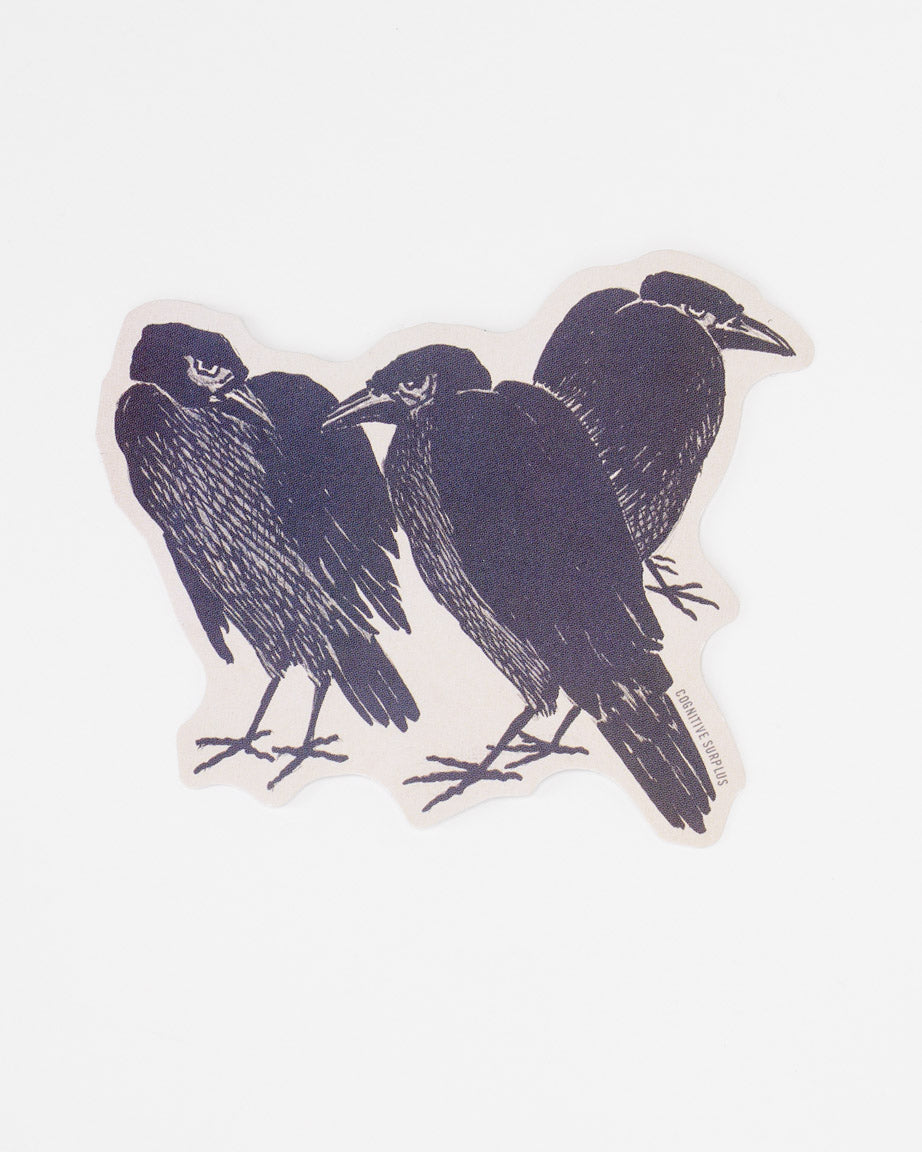 Murder of Crows Sticker – Cognitive Surplus
