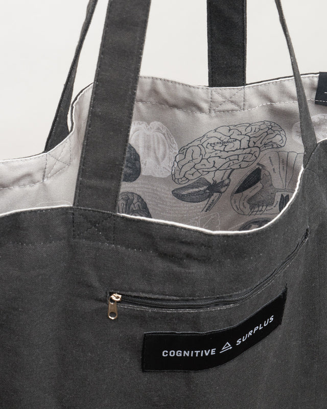 Brain Science Tote Bag | Reversible Tote – Cognitive Surplus