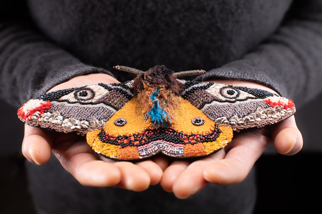 Luna Moth Beaded Sculpture - Trovelore – Cognitive Surplus