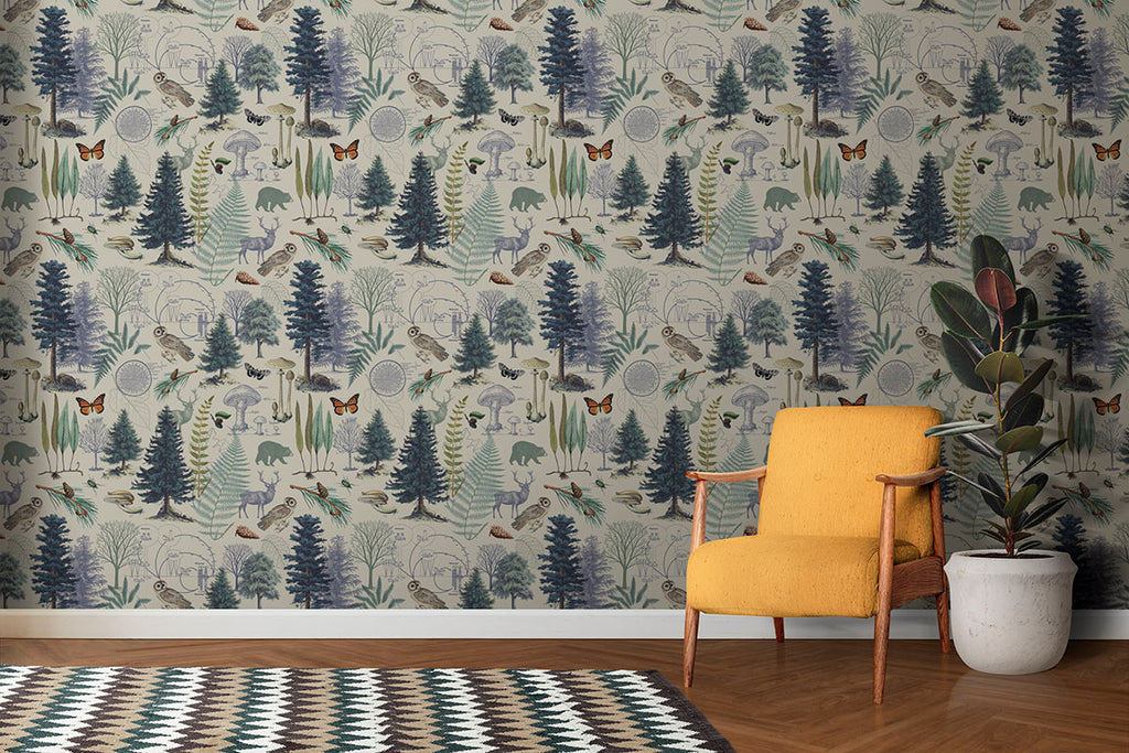 Woodland Forest Wallpaper – Cognitive Surplus