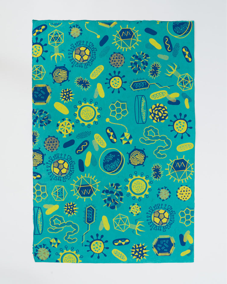 Retro Microbiology Wrapping Paper – Cognitive Surplus