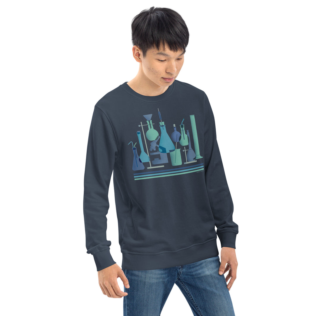 Retro Science Lab Sweatshirt - Organic