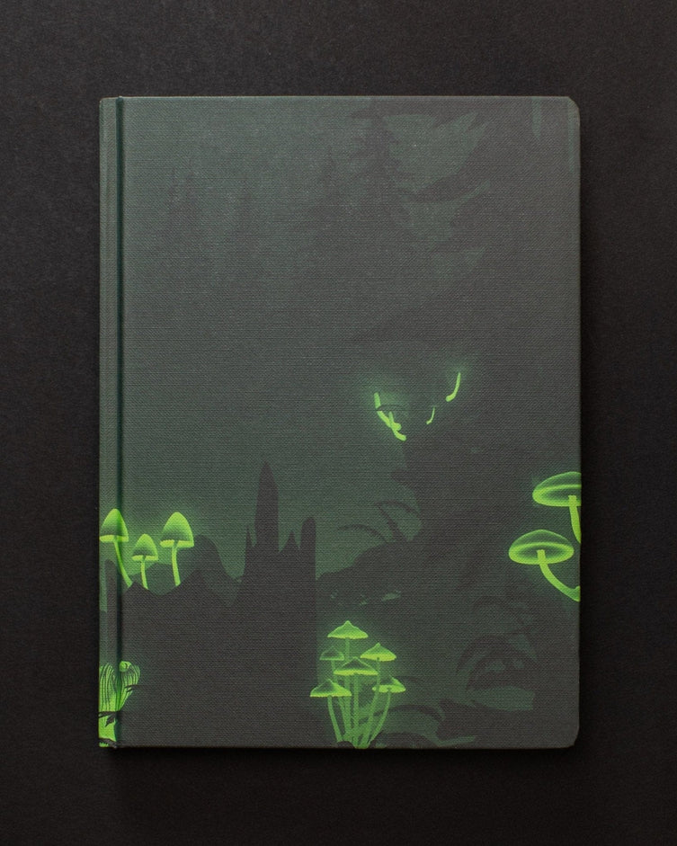 Bioluminescent Mushrooms Dark Matter Notebook – Cognitive Surplus