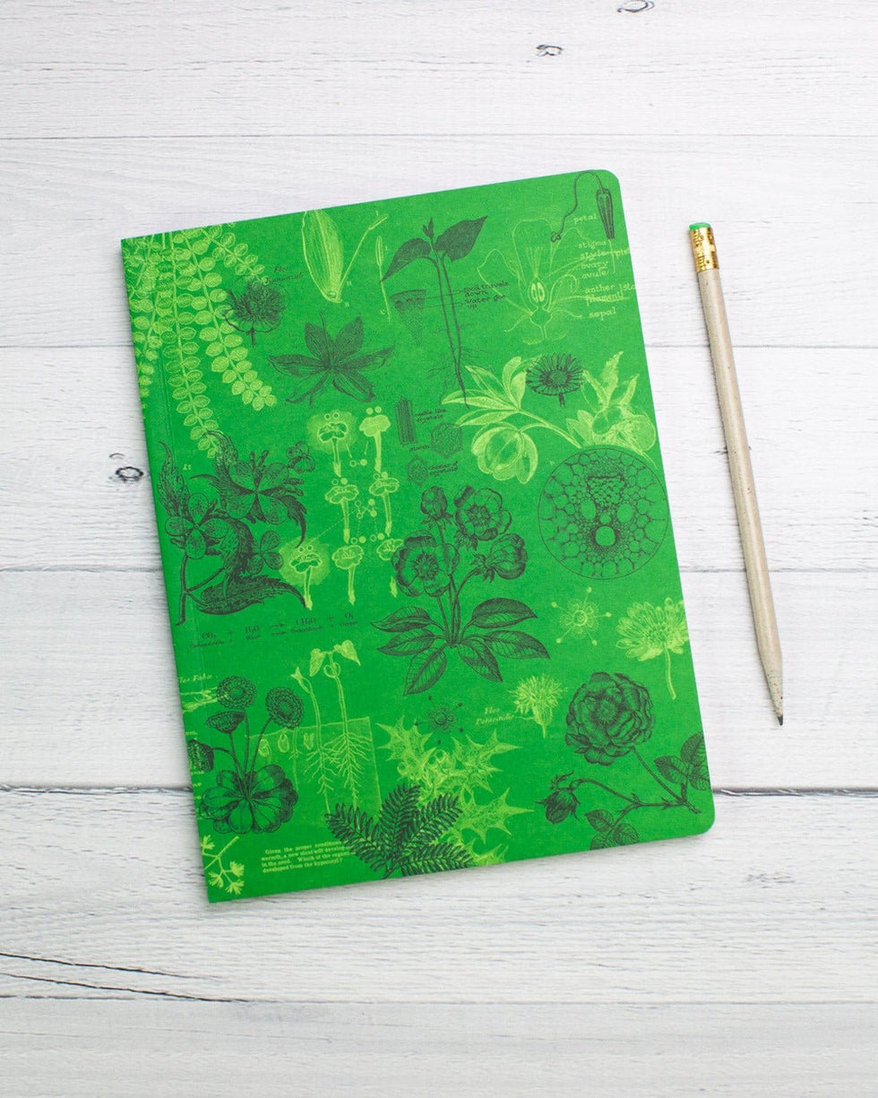 Botanical Print Softcover Notebook | Recycled Notebook – Cognitive Surplus