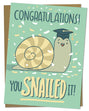 Congratulations Snail Graduation Card - Slow Graduation | Cognitive Surplus