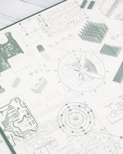 Electronic Engineering Graph Paper Notebook | Engineer Gifts ...