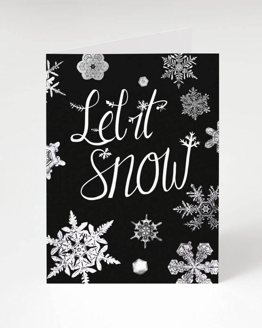 Let It Snow Holiday Card - Christmas Card | Cognitive Surplus