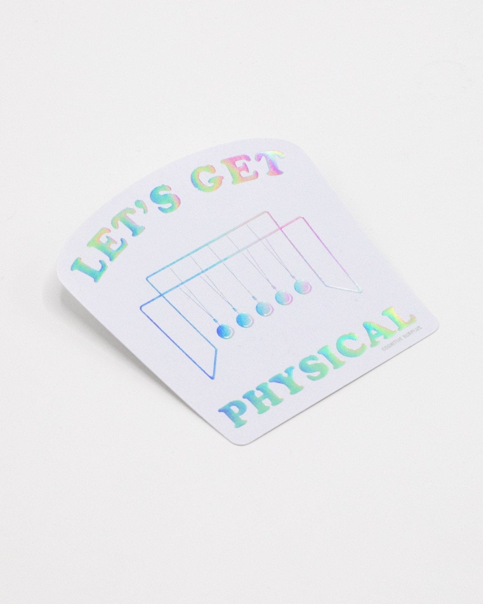 Let's Get Physical Sticker – Cognitive Surplus
