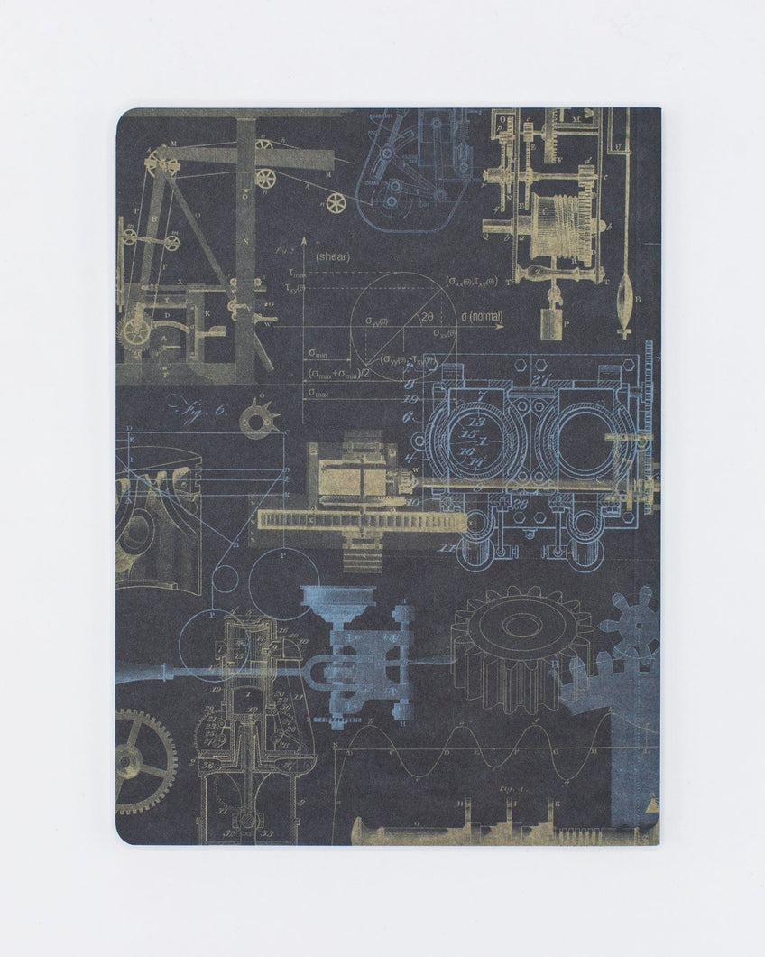 Mechanical Engineering Softcover Notebook | Dot Grid Journal ...