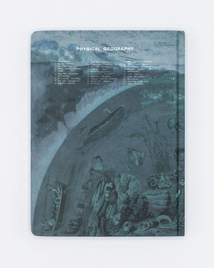 Marine Biology Ocean Print Notebook | Dot Grid Journal – Cognitive Surplus