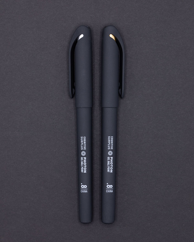 Black Paper Notebooks & Pens – Cognitive Surplus