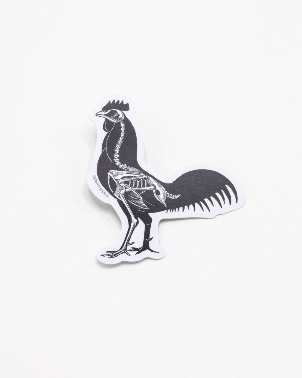 Rooster X-Ray Sticker – Cognitive Surplus