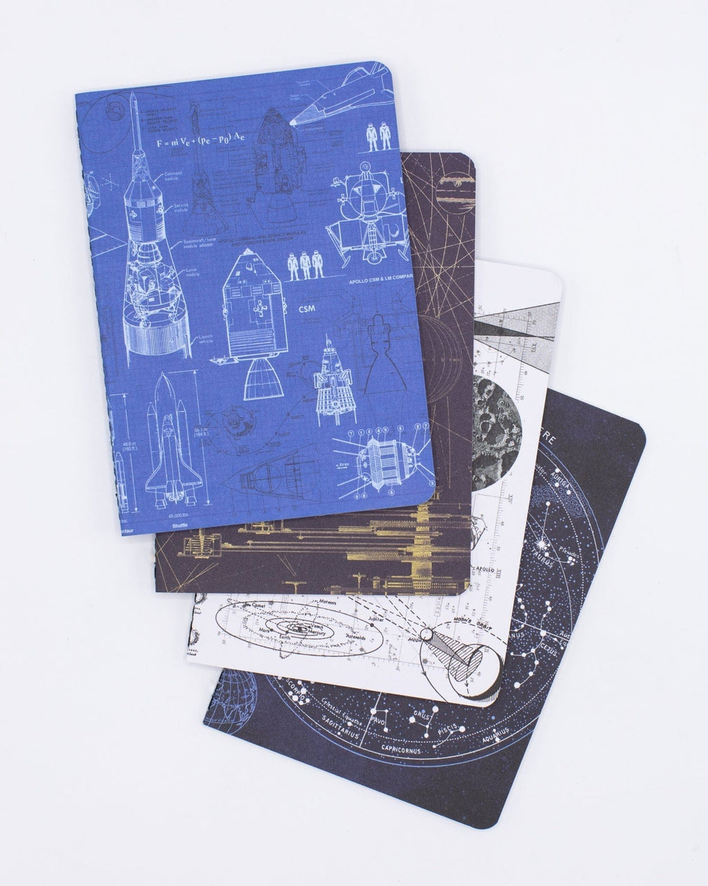 Space Pocket Notebooks Set of 4 | Astronomy Gifts – Cognitive Surplus